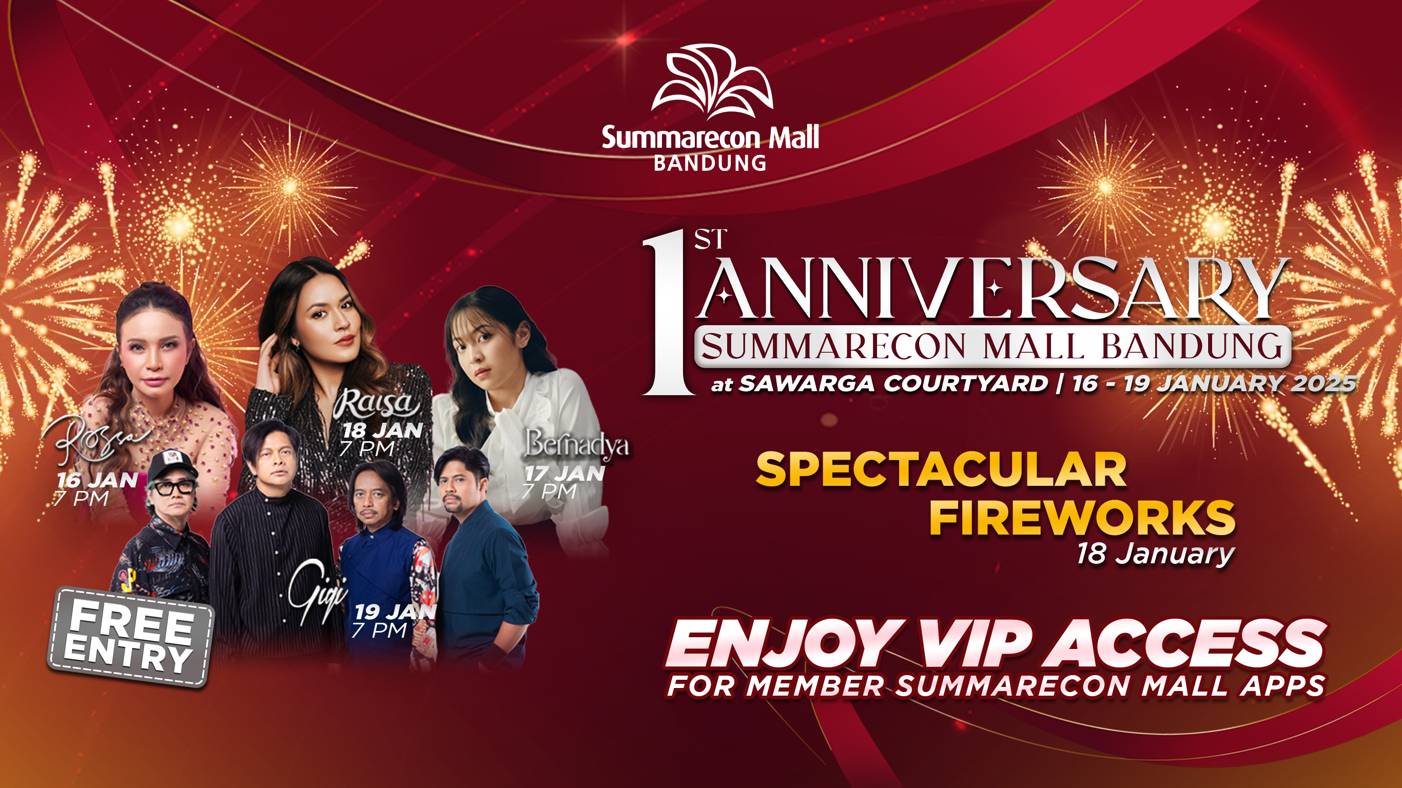 1st Anniversary Summarecon Mall Bandung