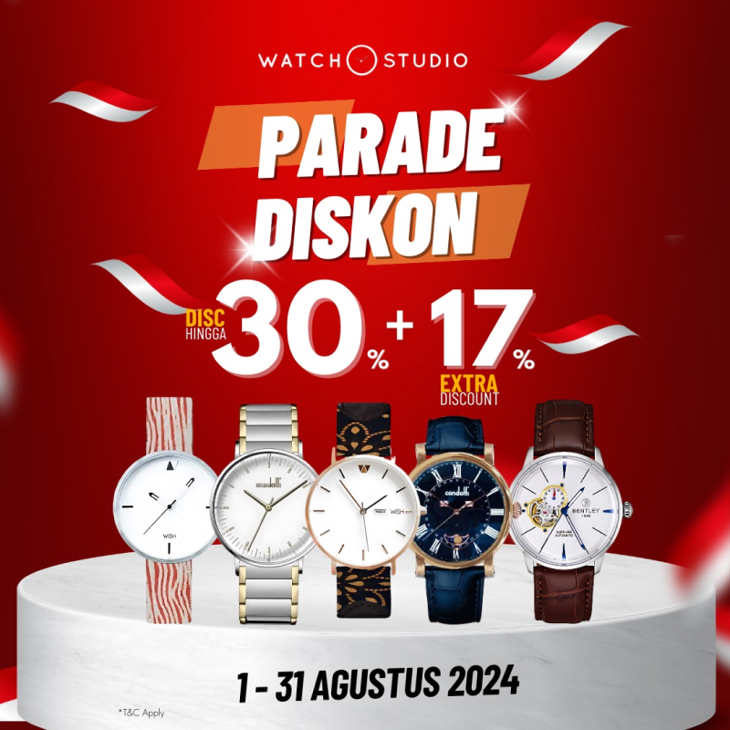Promo pakaian pria dan wanita, jam tangan pria dan wanita, fashion ...